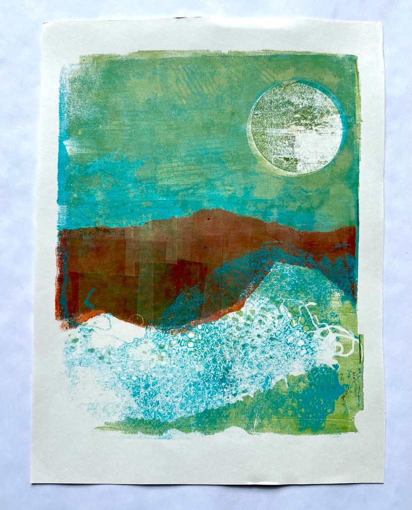 Gel Plate Printmaking workshop – Nikki Luscombe | Creative Workshops
